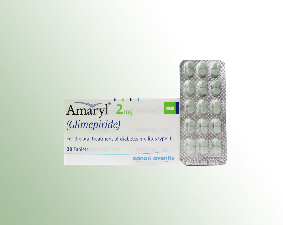 Thuốc tiểu đường Amaryl 2 mg 30 viên - Bán Thuốc Chính Hãng